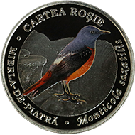 Mierla-de-piatră (Monticola saxatilis) | Banca Națională a Moldovei